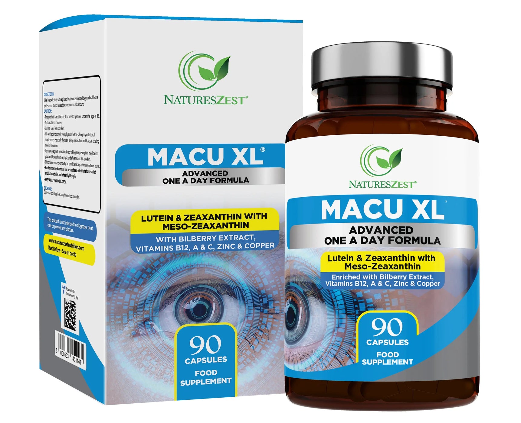 Macu XL lutein and zeaxanthin Eye Supplement for Vision Health ...