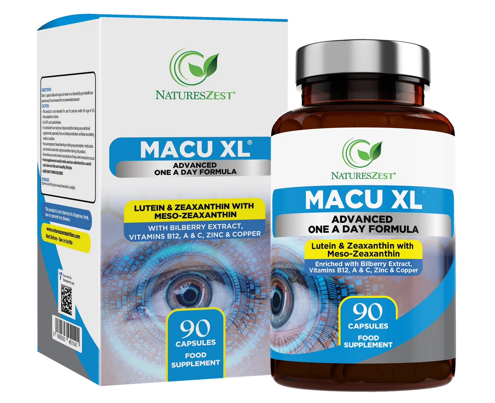 Macu XL lutein and zeaxanthin Eye Supplement for Vision Health ...
