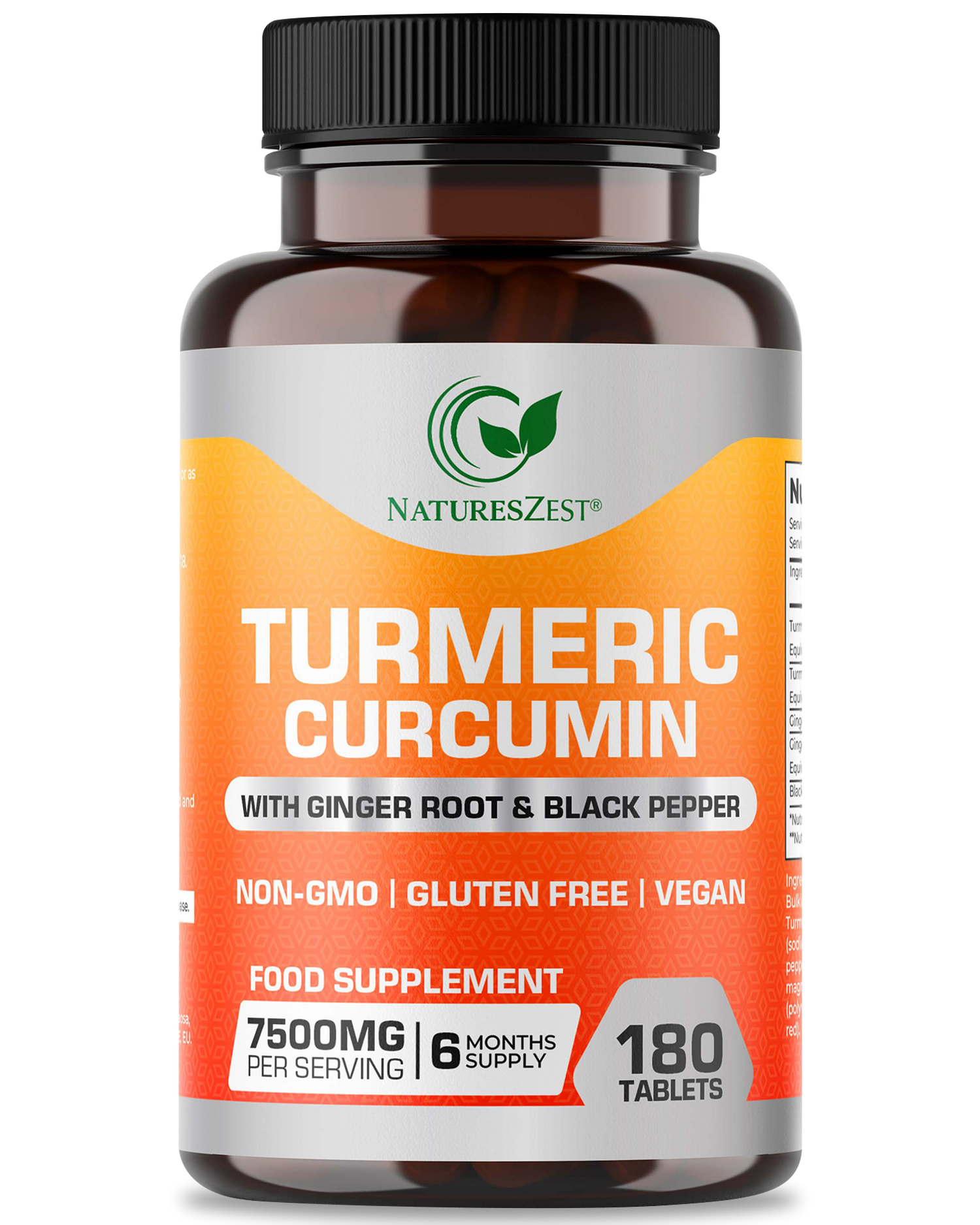 Turmeric And Black Pepper Capsules - Turmeric 1550mg Complex With ...